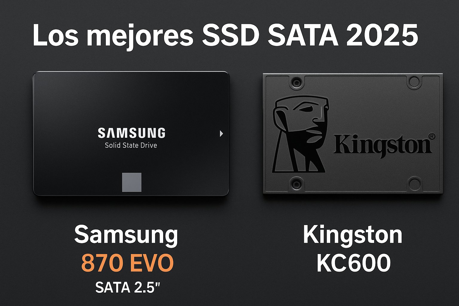 Los mejores SSD SATA 2026: Samsung 870 EVO y KC600
